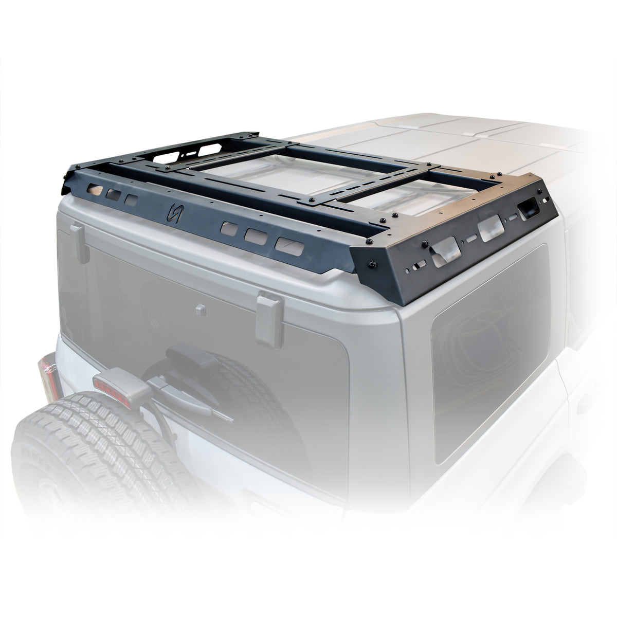 2021+ Ford Bronco 4 Door Hard Top Half Roof Rack | Turn Offroad