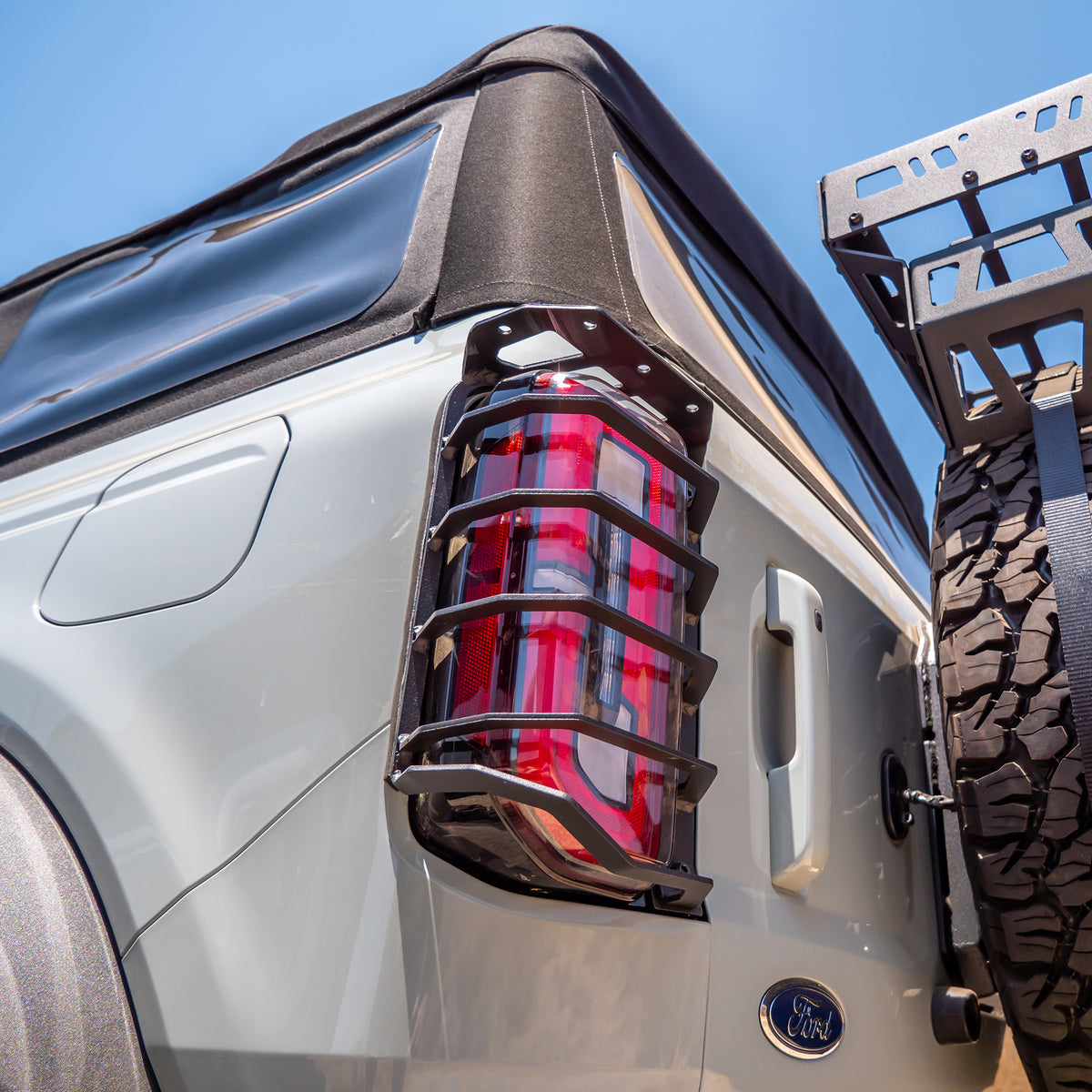 2021+ Ford Bronco Rear Tail Light Guards | Turn Offroad
